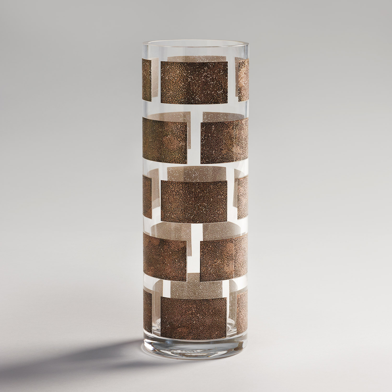 Cylindrical glass vase - Laffanour